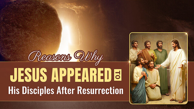 Reasons Why Jesus Appeared to His Disciples After Resurrection
